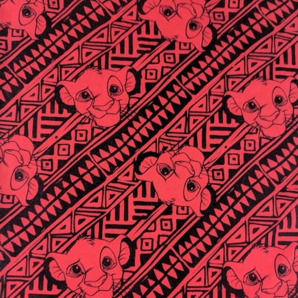 Disney | Dresses | Disney Red Black Lion King Simba Dress Medium | Poshmark